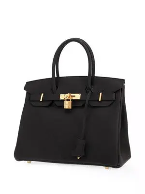 Hermès 2026 30 Birkin Tote Bag - Black