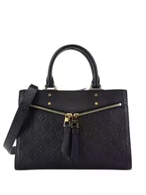 LOUIS VUITTON Sully Monogram Empreinte Leather Pm Tote Bag - Black