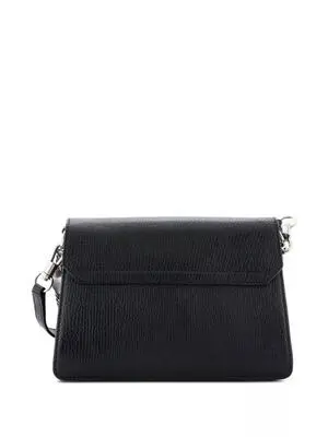 Givenchy Gv3 Flap Bag Leather Small Shoulder Bag - Black