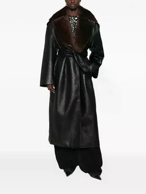 THE FRANKIE SHOP Edra Removable-collar Trench Coat