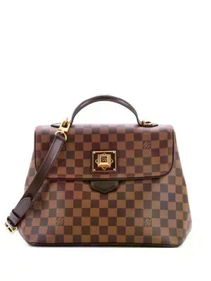 LOUIS VUITTON Bergamo Handbag Damier Mm Satchel - Brown