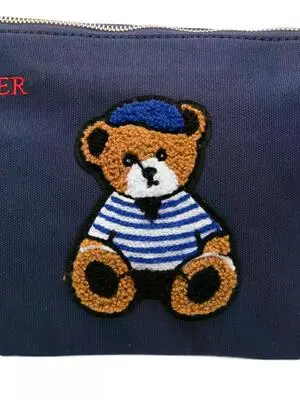 SECRET PON-PON Saint Tropez Teddy-patch Clutch Bag
