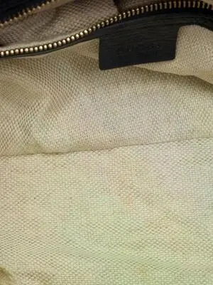 Gucci 2016-2026 Calfskin Soho Chain Zip Shoulder Bag - Blue