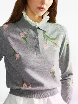 Erdem Ruffled Lace Collar