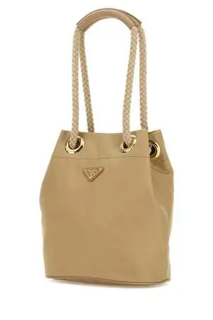 Prada Sand Re-nylon Mariner Bucket Bag - Brown