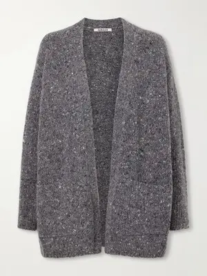Auralee Wool Cardigan - Gray