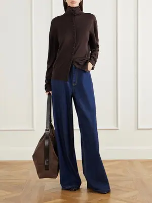 KALLMEYER Leona Wool And Silk-blend Cardigan