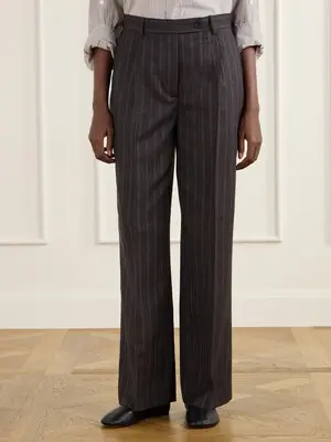 MFPEN Primary Striped Wool Straight-leg Pants