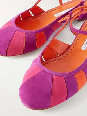 Manolo Blahnik Cloudad 10 Suede Flats