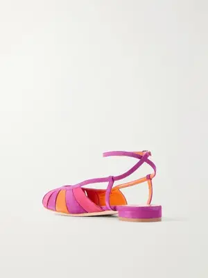 Manolo Blahnik Cloudad 10 Suede Flats