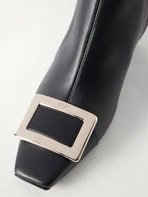 ROGER VIVIER Belle Vivier 60 Leather Ankle Boots