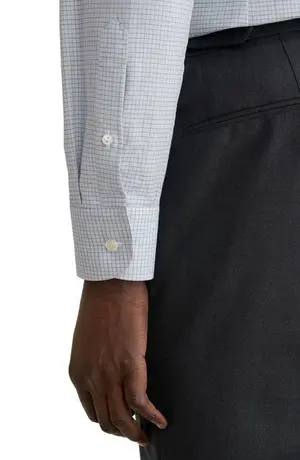 Eton Slim Fit Checked Cotton Shirt