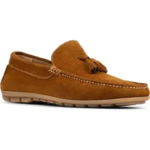 DONALD PLINER Octavius Tassel Driving Loafer - Honey