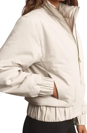 RHONE Forte Bomber Jacket - Sand Stone