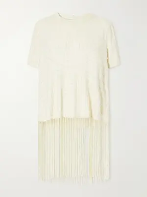 Sea Carlotta Embellished Cotton Blouse Neutrals