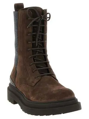 Brunello Cucinelli Precious Detail' Ankle Boots