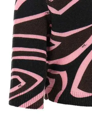 Emilio Pucci Onde' Cropped Cardigan