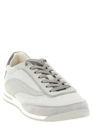 Brunello Cucinelli Techno And Nubuck Fabric Sneakers