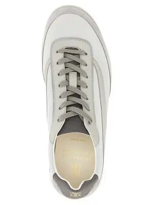 Brunello Cucinelli Techno And Nubuck Fabric Sneakers