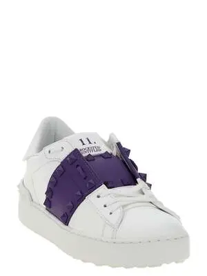 Valentino Garavani Rockstud Untitled' Sneakers - Purple
