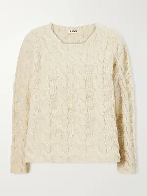 B Sides Cable-knit Wool Sweater