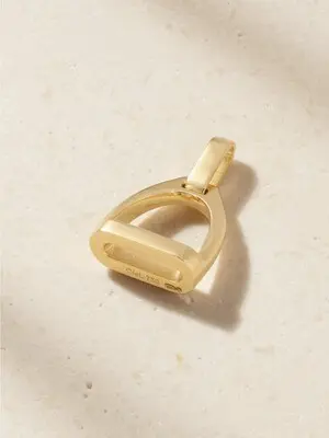 OLE LYNGGAARD COPENHAGEN Horse Stirrup 18-karat Pendant - Gold