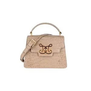 DE MARQUET Neutrals/ Signature Baby Faux Croc Toffee - Brown