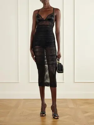 Dolce & Gabbana High-rise Satin Shorts