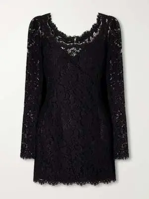 Dolce & Gabbana Corded Lace Mini Dress
