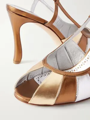 Manolo Blahnik Cloudadhi 90 Leather Sandals