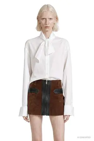 Marni Lavallière Poplin Shirt - White