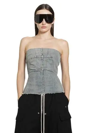 Rick Owens Tower Splintered Bustier Top