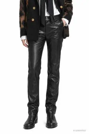 Sacai Faux Leather Pants