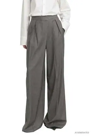PETAR PETROV Flash Cut Trousers - Grey