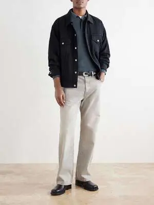 Mr P. Cashmere And Silk-blend Polo Sweater