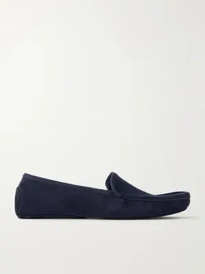 Mr P. Suede Slippers - Blue