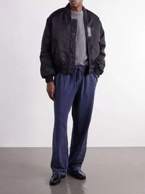 FRIZMWORKS Tapered Cotton-blend Jersey Sweatpants