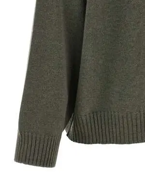 Brunello Cucinelli Monile' Insert Sweater - Green