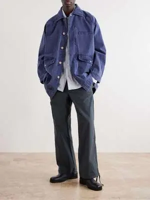 Folk Cotton-canvas Jacket