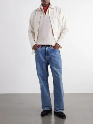 Mr P. Wool And Cashmere-blend Half-zip Sweater