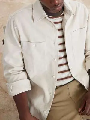 Mr P. Cotton And Cashmere-blend Corduroy Shirt