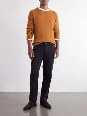 Mr P. Tapered Cotton-blend Jersey Drawstring Sweatpants