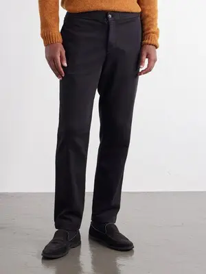 Mr P. Tapered Cotton-blend Jersey Drawstring Sweatpants
