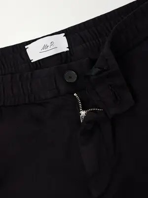 Mr P. Tapered Cotton-blend Jersey Drawstring Sweatpants
