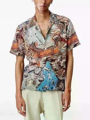 ENDLESS JOY Atma Penangsaransilk-crepe Shirt