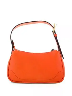 Gucci Aphrodite Leather Mini Shoulder Bag - Orange
