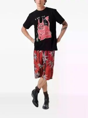 ENDLESS JOY Devil Graphic-print Cotton T-shirt