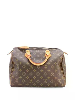 LOUIS VUITTON Speedy Handbag Monogram Canvas 30 Satchel