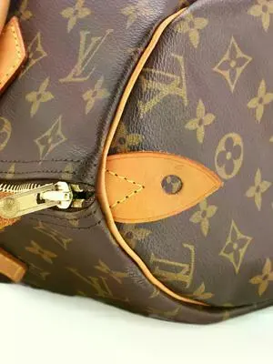 LOUIS VUITTON Speedy Handbag Monogram Canvas 30 Satchel