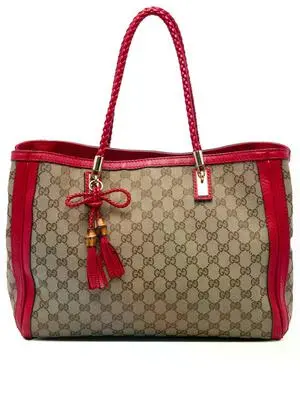 Gucci 2016-2026 Gg Canvas Bella Tote Bag - Neutrals